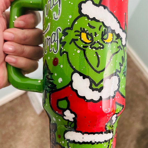 Hand Painted Tumbler | Coffee Mug | Wine Glass | Stainless Steel | Yeti ...