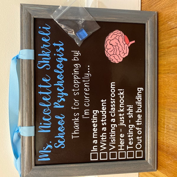 School Psych Door Sign,school Psych Location Sign,where is the School ...