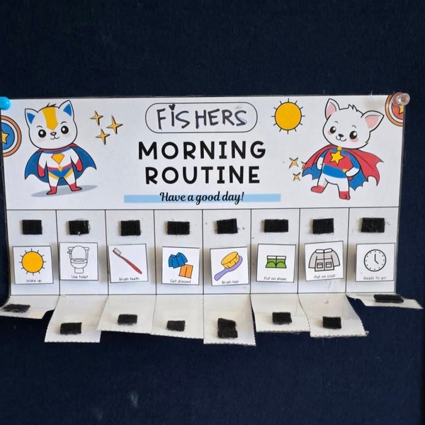 Morning Routine Printable for Kids, Routine Chart for Toddler, Tracker ...