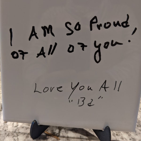 Laser Engraved Handwriting on Tile- Custom and Personalized - Etsy