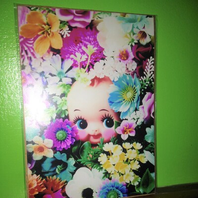 Kewpie Doll Flowers Print 5 X 7 PEEKABLOOM - Etsy