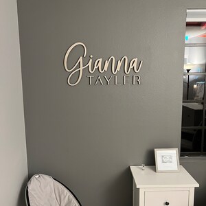 Wooden Name Sign World Map 3D Name Sign Wood Globe Nursery - Etsy