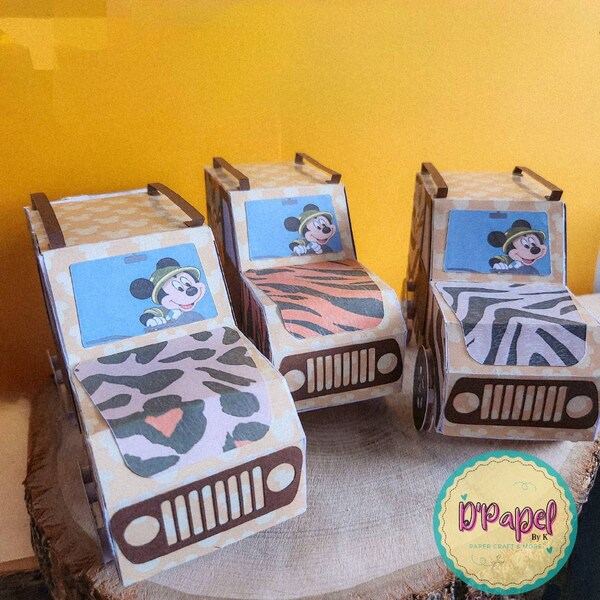 AMA Theme 01, Car Box Template, Jeep Papercraft, Paper Box Template, 3D ...