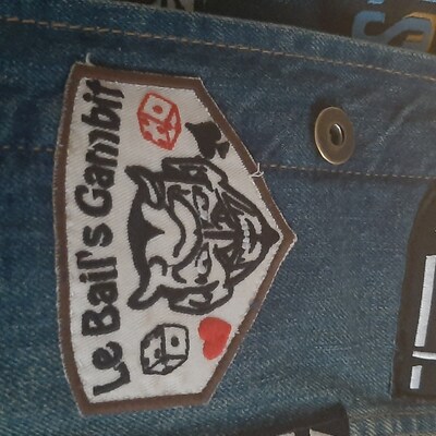 Le Bail's Gambit Embroidered Patch. Horror Movie Inspired Patches. Iron ...