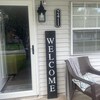 Hanging House Number Sign, Driveway Address Sign, Signpost Sign, Wood ...