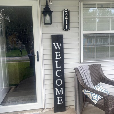 Address Sign, House Number Sign, Address Sign Outdoor, Custom Address ...