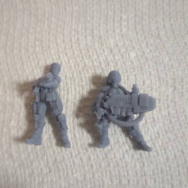 The Space Officer by 3dartguy Miniatures - Etsy