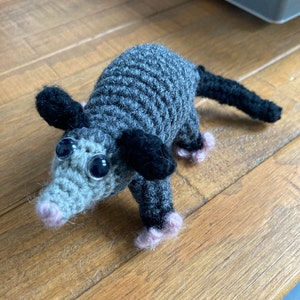 Mini Opossum Crochet Pattern, English PDF digital download read item ...