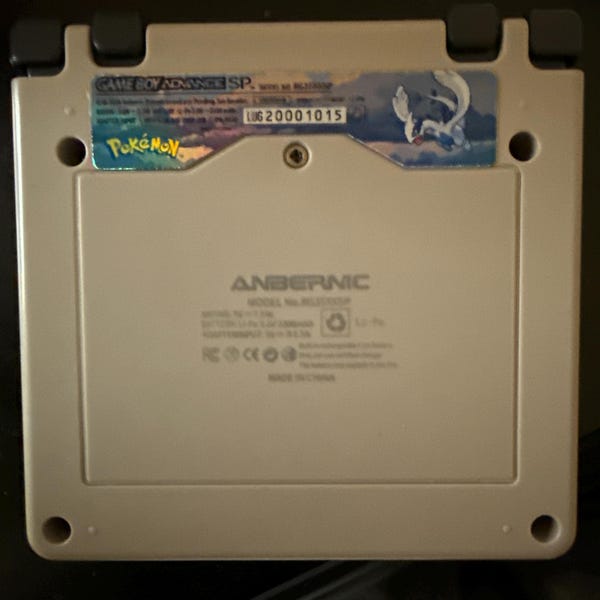 Gameboy Advance SP & Anbernic RG35XXSP Back Labels - Etsy