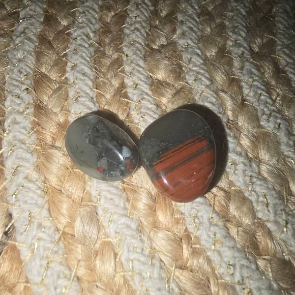 Natural African Bloodstone Tumble - Etsy