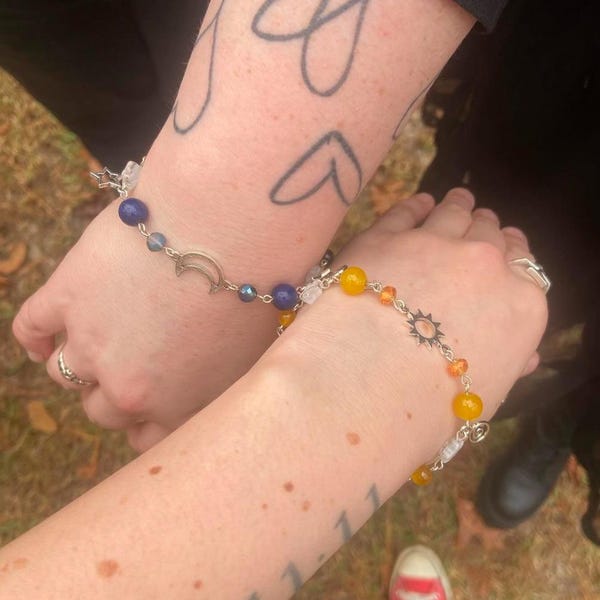 Matching Acubi Bracelet Charm Bracelet Matching Bracelets for Three ...