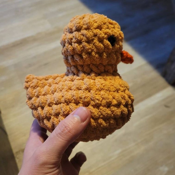 Rubber Ducky No Sew Crochet Pattern, Duck Crochet Pattern, No Sew ...