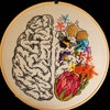 Hand Embroidery Pattern BRAIN'S GARDEN, Anatomical Brain PDF Embroidery ...