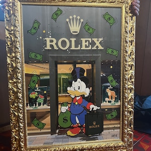 Scrooge Mcduck X Rolex Watch Art - Etsy