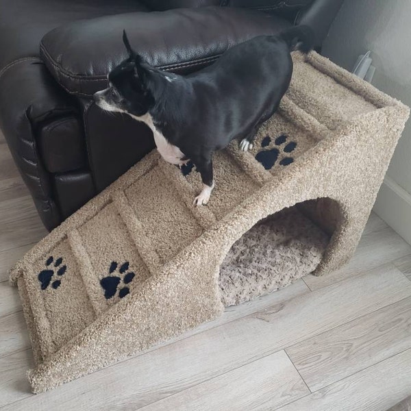 Pet Ramp With Paw Prints and Opening on the Side. Dog Ramp 20hx14wx35d ...