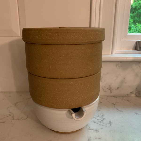 Farmhouse Sprouter | Terra Cotta Microgreen Sprouter | Modern Rustic ...