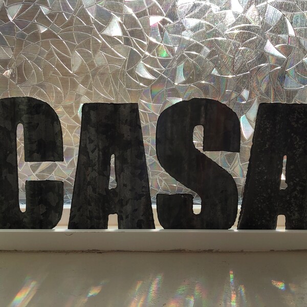 5 Inch Corrugated Metal Letters A-Z and Numbers 0-9 / 5" Corrugated ...