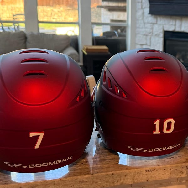 3d Printed Helmet Numbers - Etsy