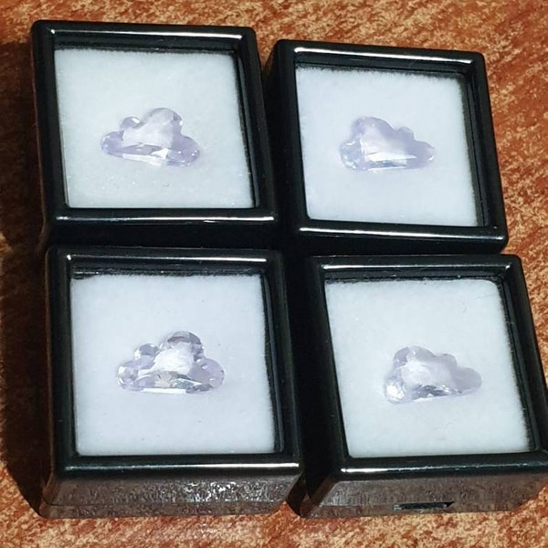 Pair of Swiss Blue Topaz Round Checker Cut Faceted Natural Gemstone ...