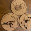 Cork Coasters NASA Space Shuttle Set of 4 - Etsy