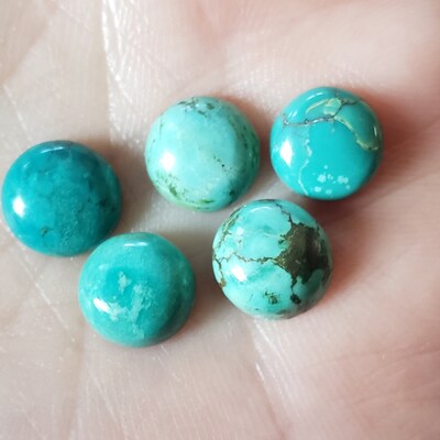 4 Pieces Natural Ethiopian Opal Cabochons Gemstones Lot 6x8mm Oval ...