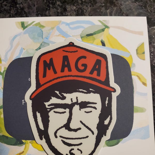 TRUMP STICKER 3x3 - Donald Trump Sticker No.4 - Sticker Mule - MAGA ...