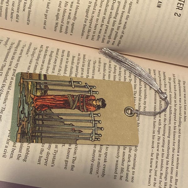 Intuitively Chosen Tarot and Oracle Card Bookmark Bookish Reader Gift ...