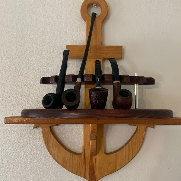 Personalised Pipe Stand for 7 Smoking Bowls - Tobacco Pipe Rack ...