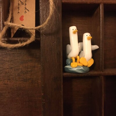 Handmade Clay Seagull Figures, Gift for Friends/loved Ones. - Etsy UK