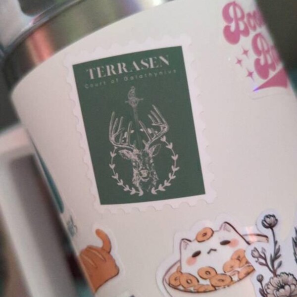 SJM Cities Stamp Sticker Pack VINYL STICKER Velaris City of Starlight ...