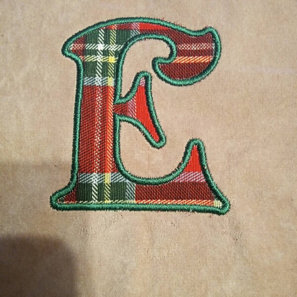 Blake Applique Monogram Set – Uppercase Letters - 2″ 3″ 4″ - Machine ...