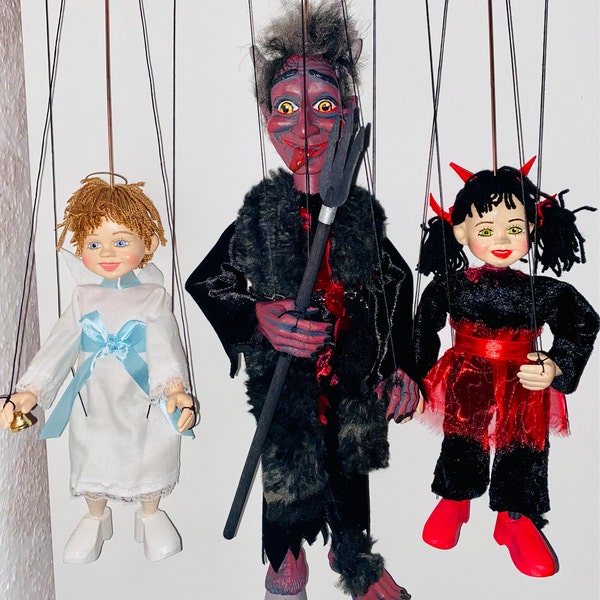 Little Angel – Sweet Hand-made Marionette Puppet, 9 Inches (24 Cm) - Etsy