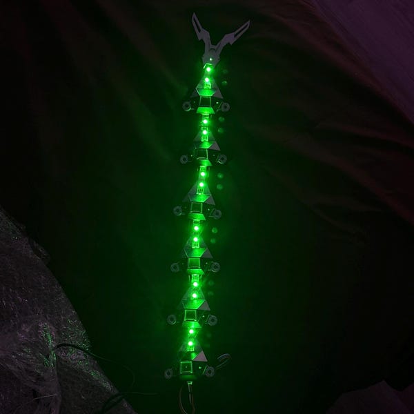 Cyberpunk Style-david Sandevistan Cosplay Collector's Piece,back Spine ...