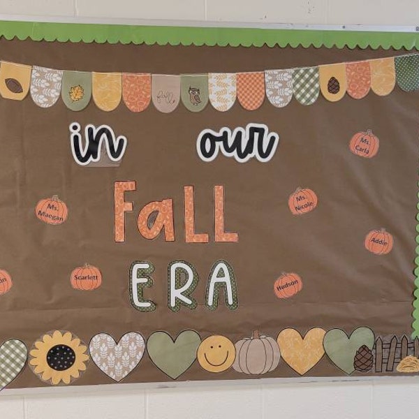 In Our Fall Era Bulletin Board Kit or Classroom Door Decoration ...
