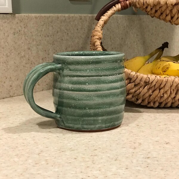 Ceramic Jewish Hand Washing Cup With 2 Handles, Blue Pottery Negel ...