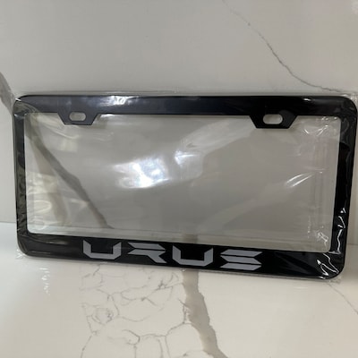 Kenne Bell Supercharged Black Metal License Plate Frame W/ Screws ...
