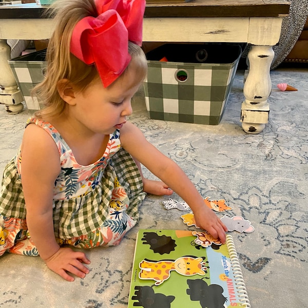 Toddler Busy Book, Fully Assembled, First Learning Binder, Fun Quiet ...