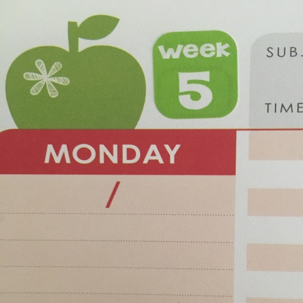 T69 || 40 Week Number Stickers - Etsy