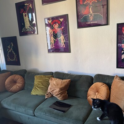 Okie Doke Print Mid Century Print Aesthetic Wall Art Trendy Pink Print ...