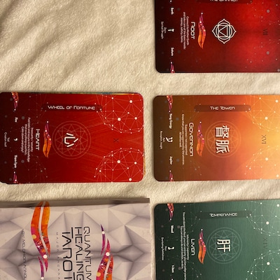 Quantum Healing Tarot Major Arcana Alchemy Tarot Deck Fortune Telling Divination Tools Tarot ...