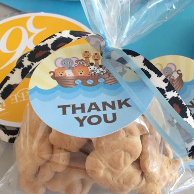 Instant Download Noah's Ark Thank You Tags, Printable Noahs Ark Gift ...