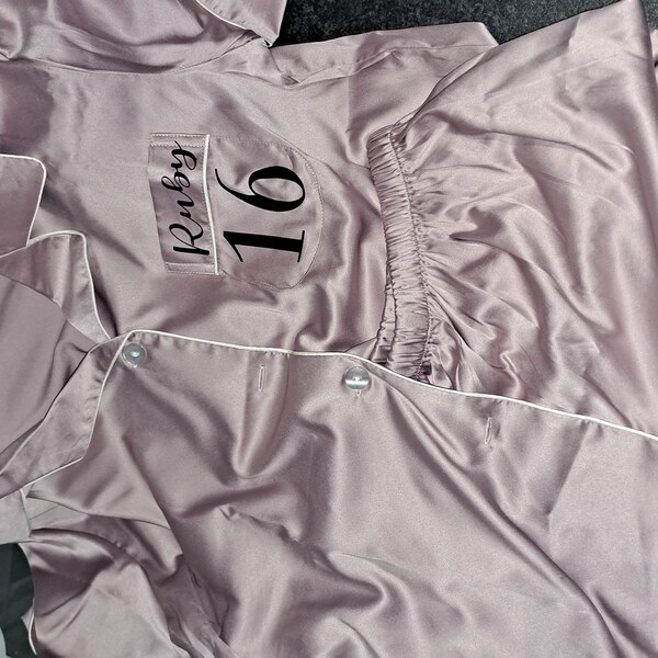 Ladies Personalised Birthday Pyjamas - Etsy UK