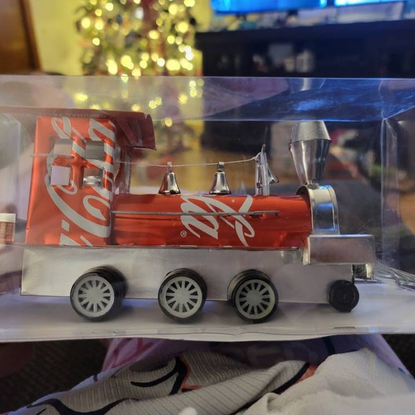 Recycled Tin Can Model: Coke / Coca-cola Train - Etsy
