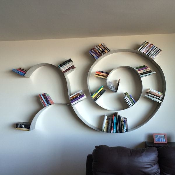 Trailing Spiral Bookshelf - Etsy