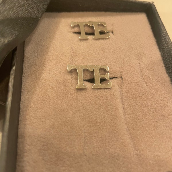 Personalized Name Cufflinks, Customize It With Your Letter, Initials ...