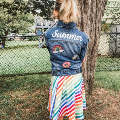 Kids Custom Clothing Custom Jean Jackets Personalized Clothing ...