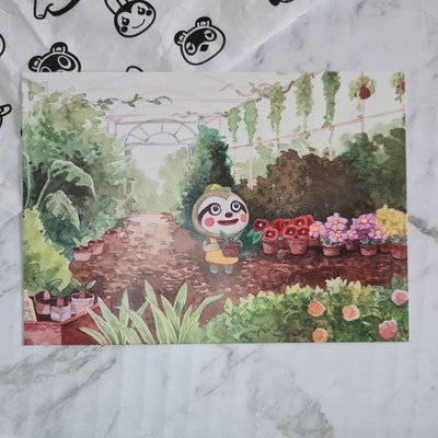 Animal Crossing Leif Animal Crossing Postcard Print ACNH Animal ...