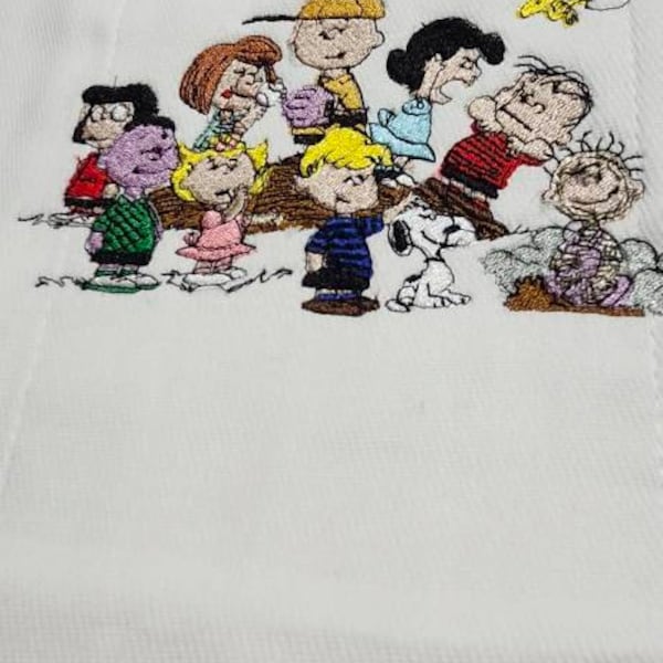 Peanuts Machine Embroidery Design - Charlie Brown Baseball 5x7 - Etsy