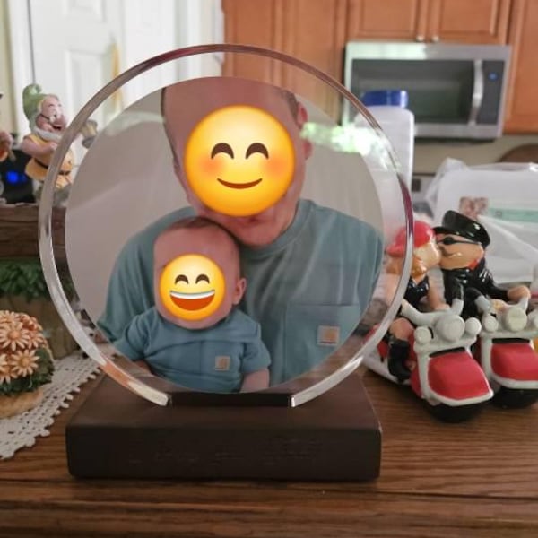 Personalized Double Photo Frame Family Gift- Custom Picture Frame ...