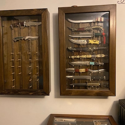 Rustic Knife Display Case - Etsy